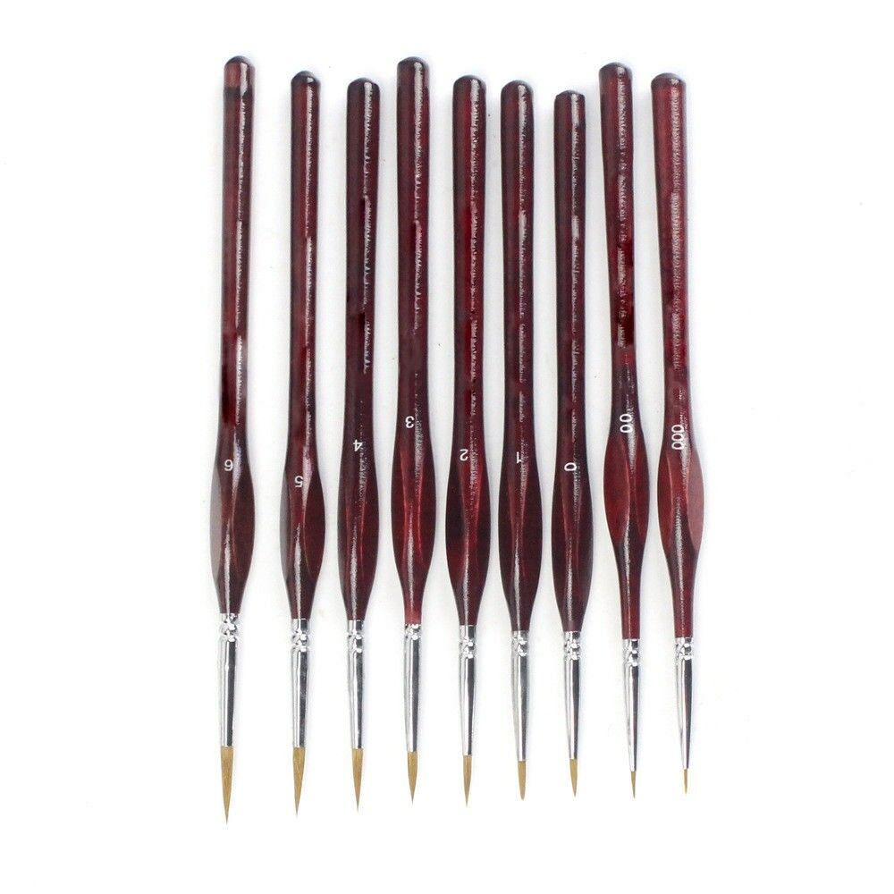 Acrylic Paint Brush Set - Painting By Numbers
